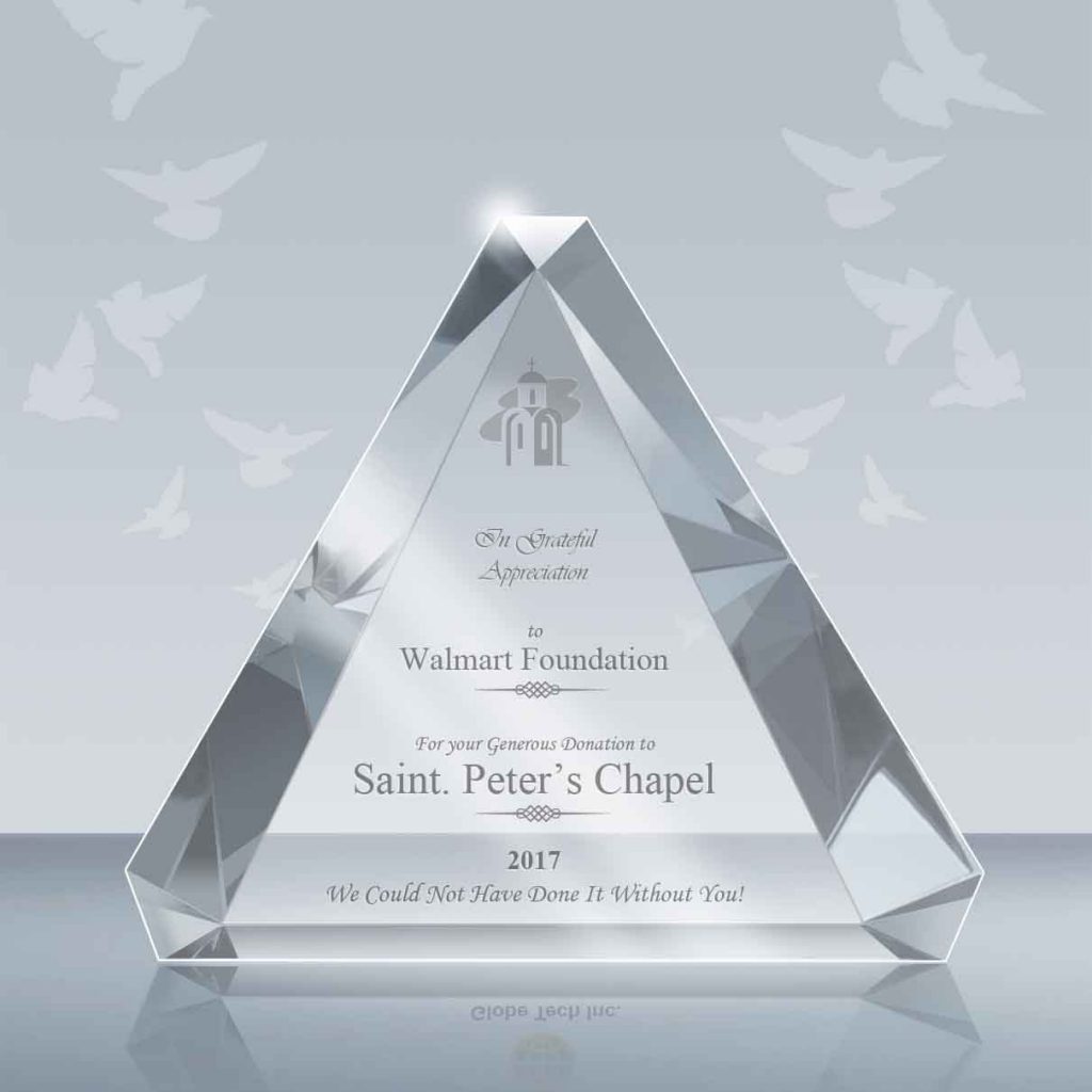 Sponsor & Donor Recognition Gift – Goodcount 3D Crystal Etching Gift ...