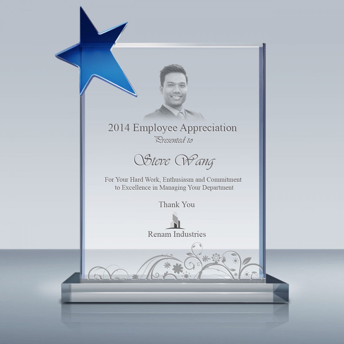 Employee Recognition – Crystal Progress Award (019) – Goodcount 3D ...