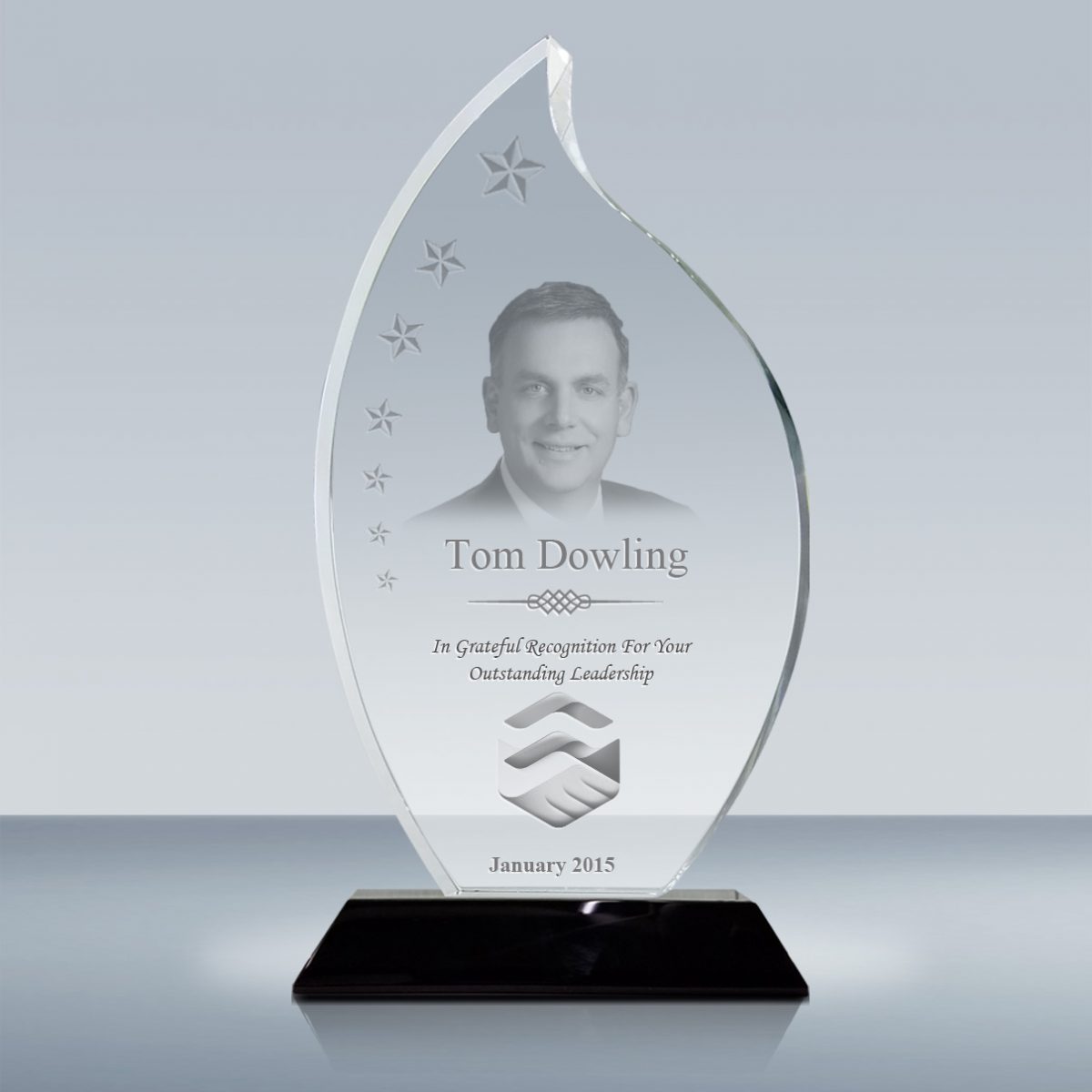 Leadership Crystal Award – Goodcount 3D Crystal Etching Gift & Award