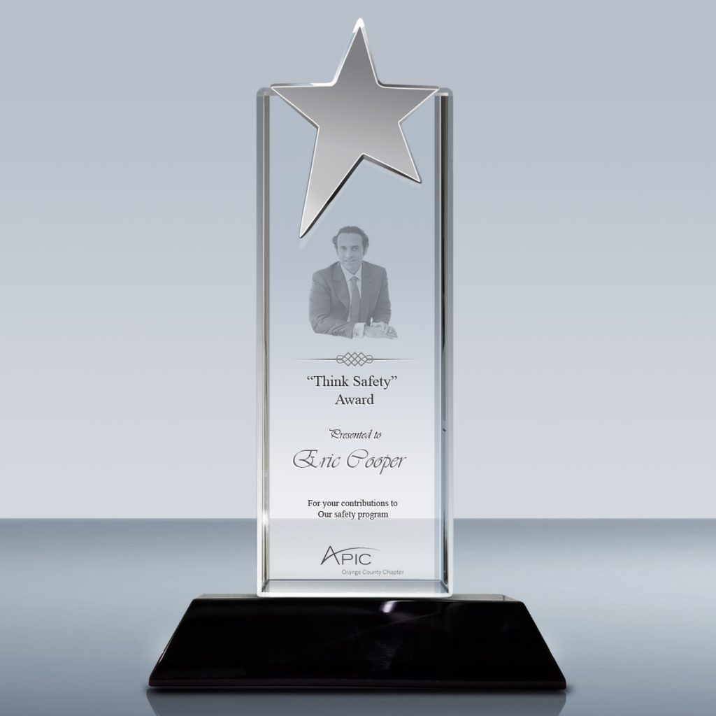 Safety Achievement Award – Goodcount 3D Crystal Etching Gift & Award