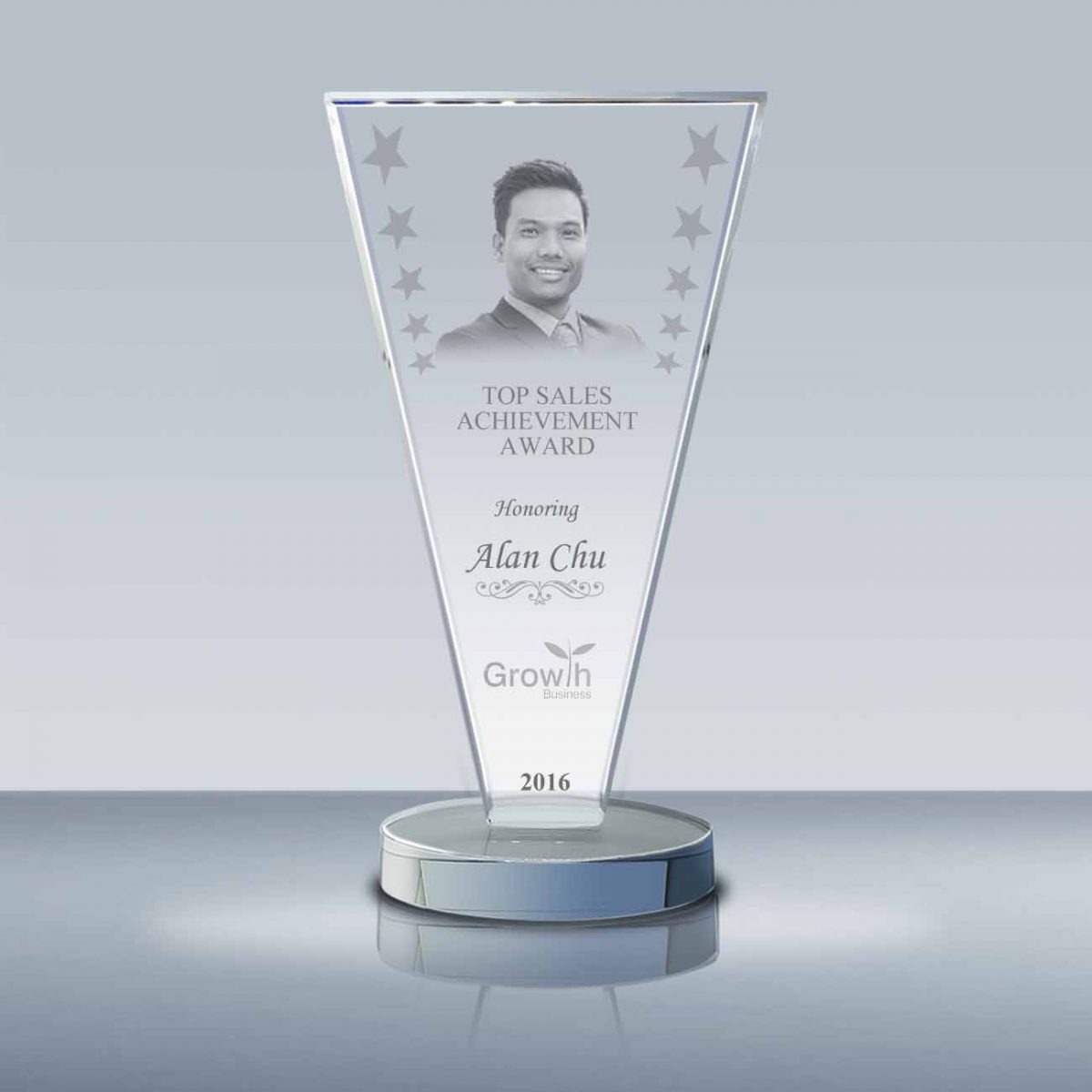 Sales Achievement Awards – Goodcount 3D Crystal Etching Gift & Award