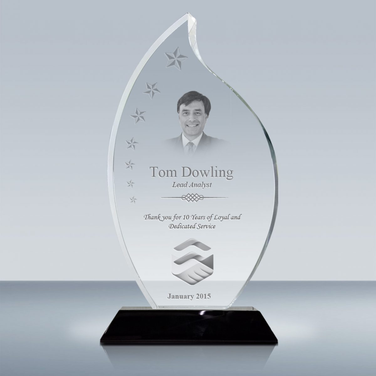 Years of Service Award Plaque – Crystal Progress Award (019 ...