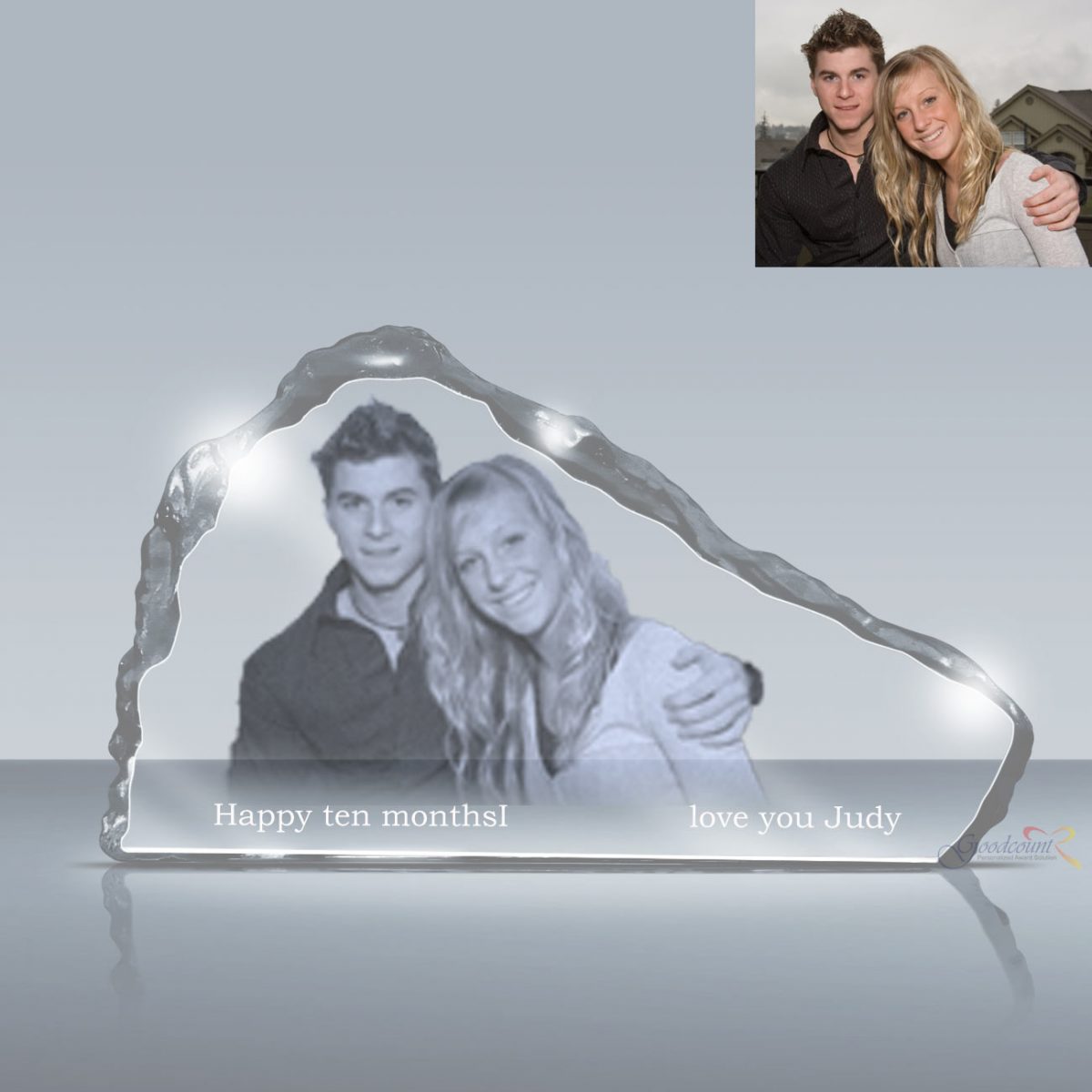 2D 3D Photo Crystal – Goodcount 3D Crystal Etching Gift & Award