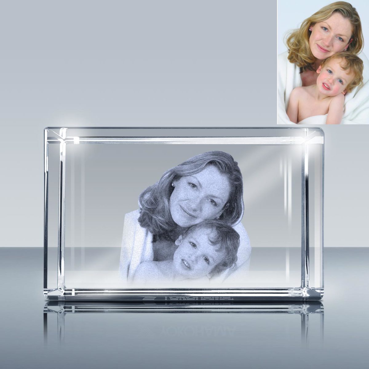2D 3D Photo Crystal – Goodcount 3D Crystal Etching Gift & Award