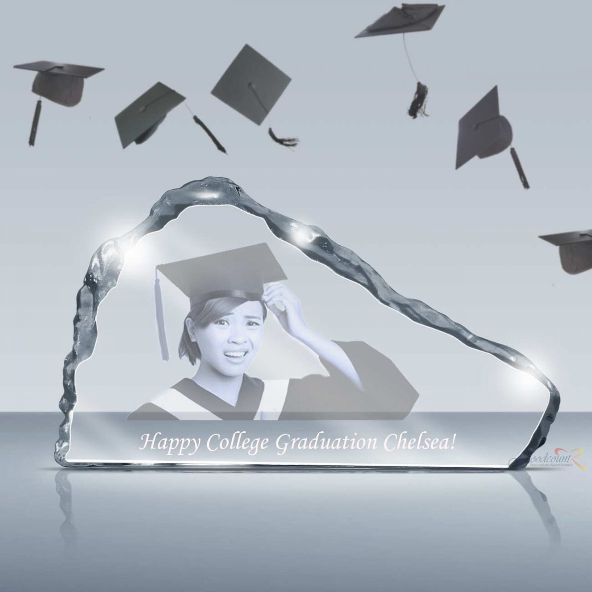 Graduation Gift – Goodcount 3D Crystal Etching Gift & Award